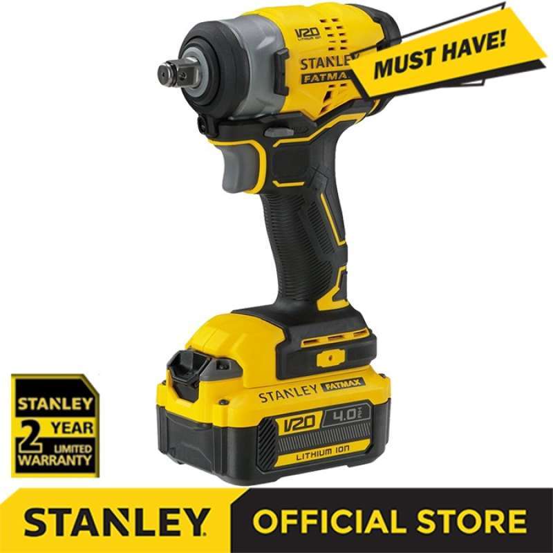 Promo Stanley Brushless Impact Wrench / Kunci Impact Baterai 20v Sq1/2 ...
