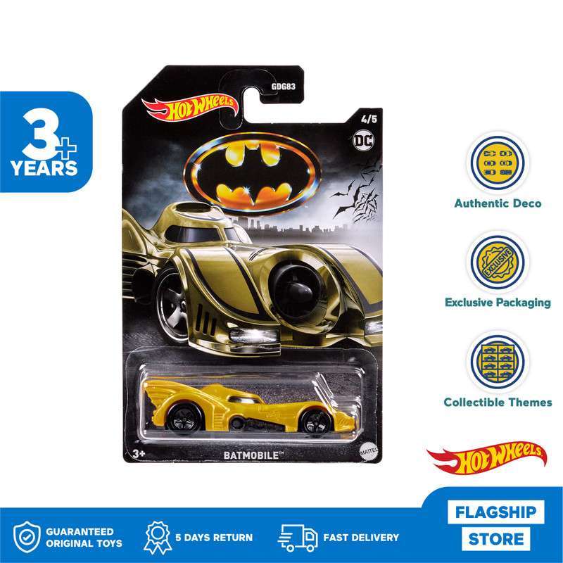 Jual Hot Wheels Dc Golden Batmobile - Mainan Mobil Balap Di Seller ...