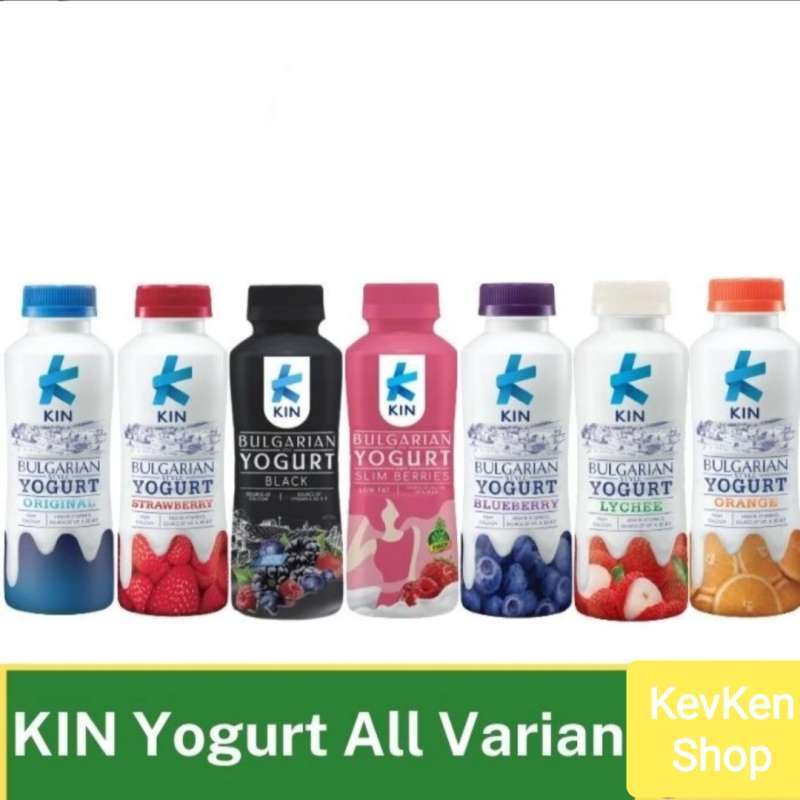 Jual KIN Bulgarian Yogurt 200 ml Varian Rasa Harga per Botol 200ml di Seller KEVKEN GLOBAL JAYA ...