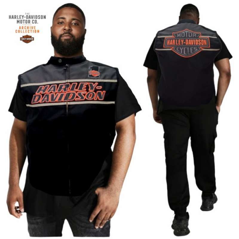 Promo Rompi Vest Anniv Harley Davidson Import Diskon 23% di Seller ...