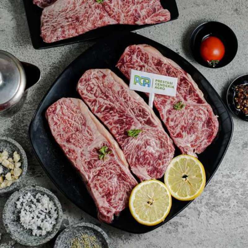Promo Daging Steak Sapi Meltik Sirloin [200 gr] Meltique Beef Diskon 7% ...