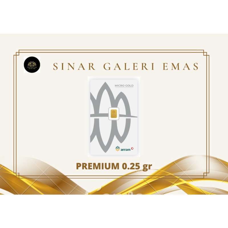 Jual MICRO GOLD Premium Series ANTAM X HARTADINATA 0,25 Gram TERMURAH ...