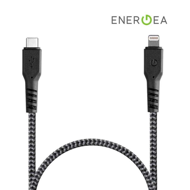 Jual Energea Fibratough Cable 30 Centimeters 3A USB C to lightning 8Pin ...