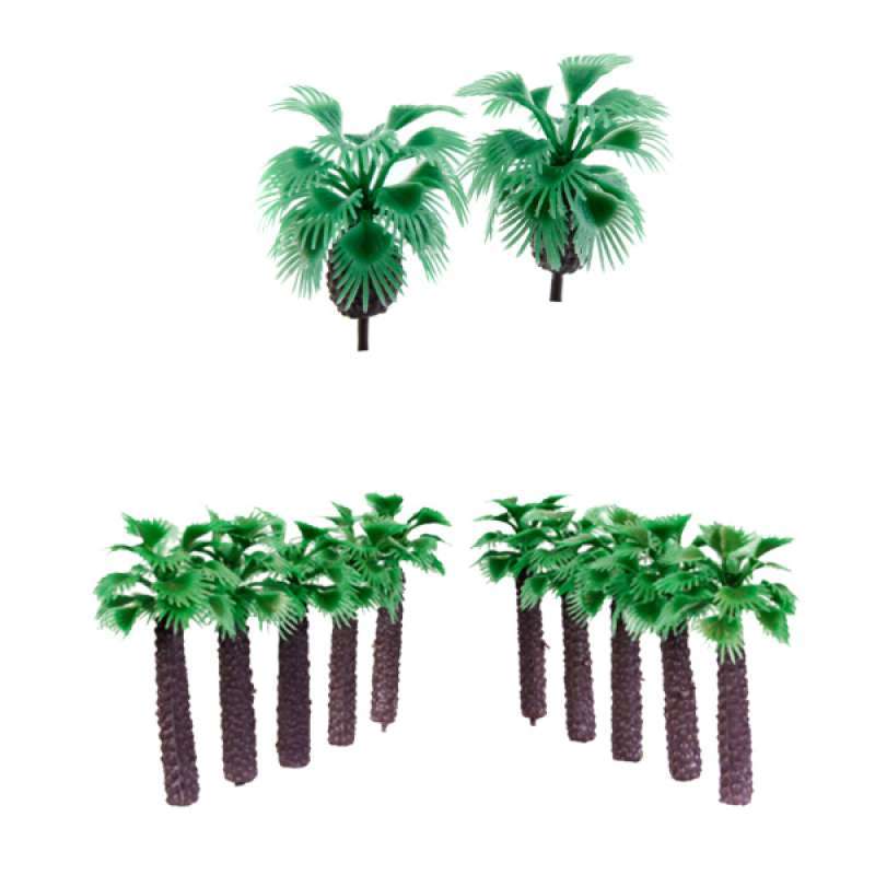 Jual 20pcs Model Palm Trees Train Scenery Layout N Scale 1/150 1/200 ...