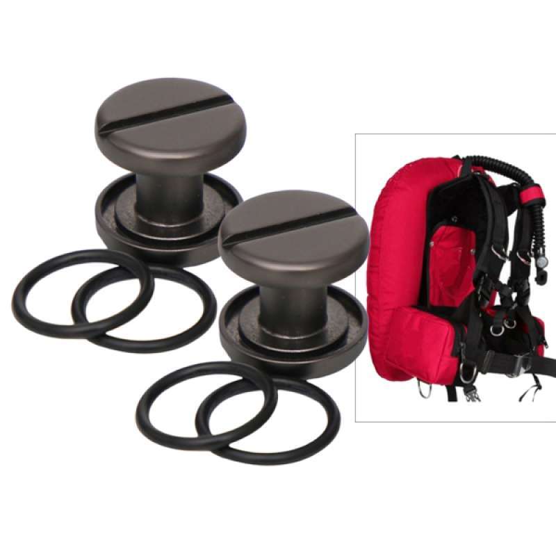 Jual 4 Pieces Tech Scuba Diving Diver Bcd Backplate Book Screw Dive ...