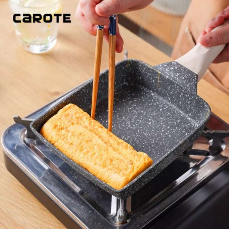 Promo Carote Tamagoyaki / Omelette / Wajan Telur Pan Diskon 45% di ...