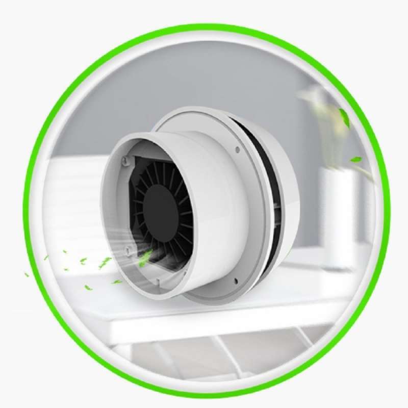 Jual Ceiling Exhaust Fan 200 Cfm Bathroom Ventilation Vent White Large ...