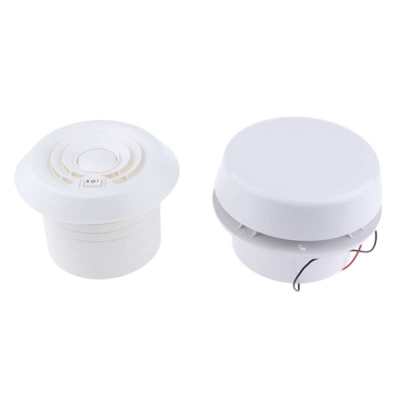 Jual Ceiling Exhaust Fan 200 Cfm Bathroom Ventilation Vent White Large ...