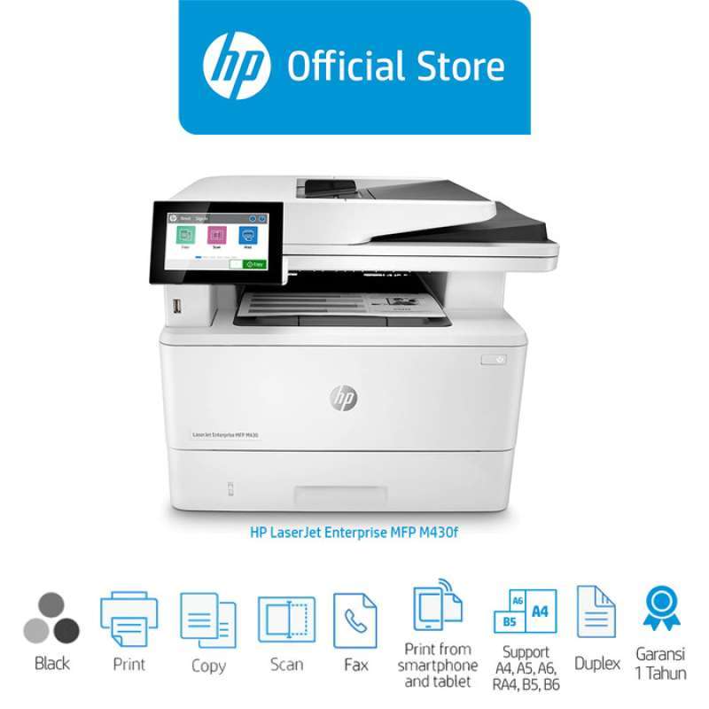 Promo HP LaserJet Enterprise MFP M430f Printer (3PZ55A) / Mono / Print ...