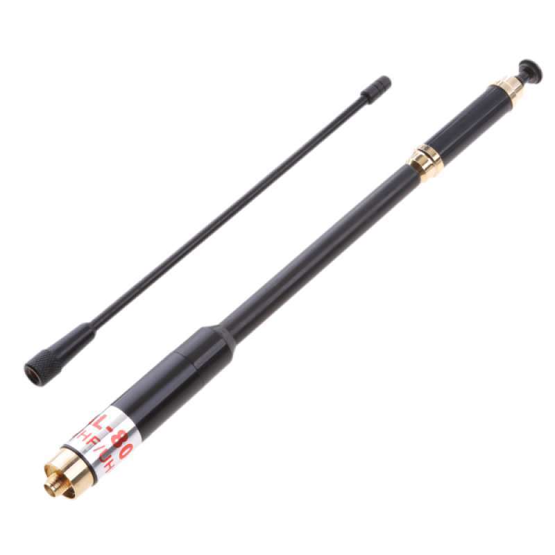 Jual Retractable/telescopic Vhf/uhf (144/430mhz) Antenna Sma-f For ...