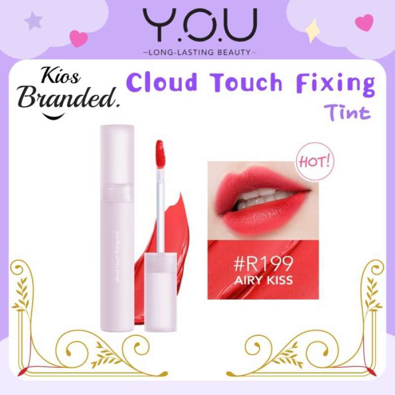 Jual You Cloud Touch Fixing Lip Tint | Soft Velvet Finish Lip Stain di Seller Lulla Store - Kota ...