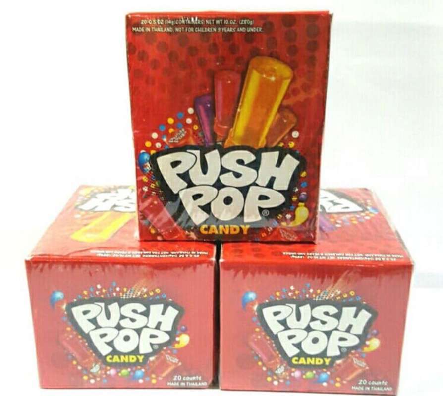 Jual Permen Push Pop Box 20s / Push Pop Lipstick Candy 20s / Permen ...