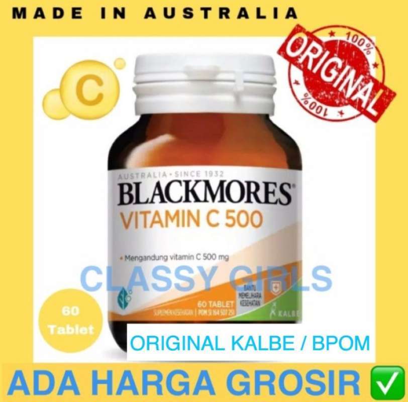 Jual Blackmores Vitamin C 500 Mg 60 Tablet Di Seller Afifah Tick ...