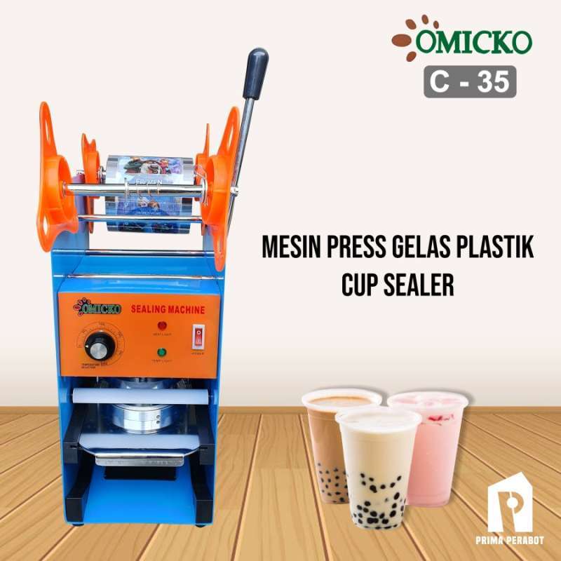 Jual Mesin Cup Sealer Mesin Press Gelas Plastik 14 Oz Omicko C-35 Di ...