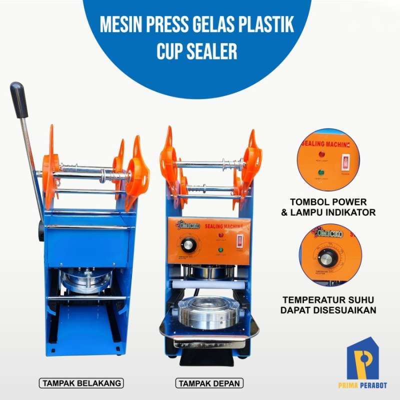 Jual Mesin Cup Sealer Mesin Press Gelas Plastik 14 Oz Omicko C-35 Di ...