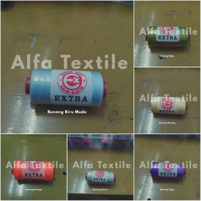 Jual Alfa Textile Benang Warna - Kuning di Seller UMKM Toko Alfa ...