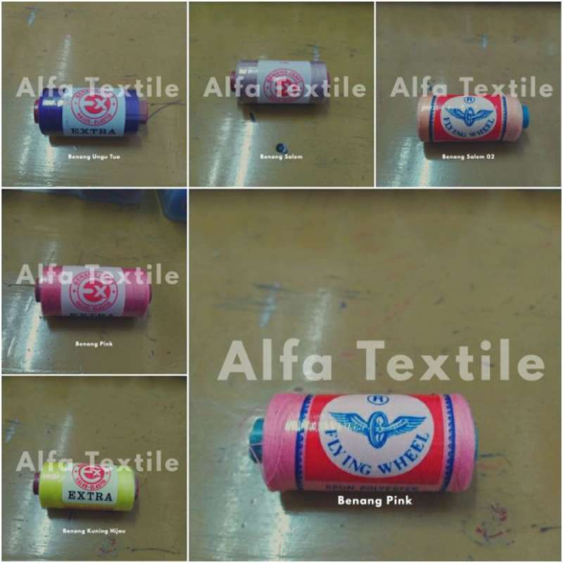 Jual Alfa Textile Benang Warna - Kuning di Seller UMKM Toko Alfa ...