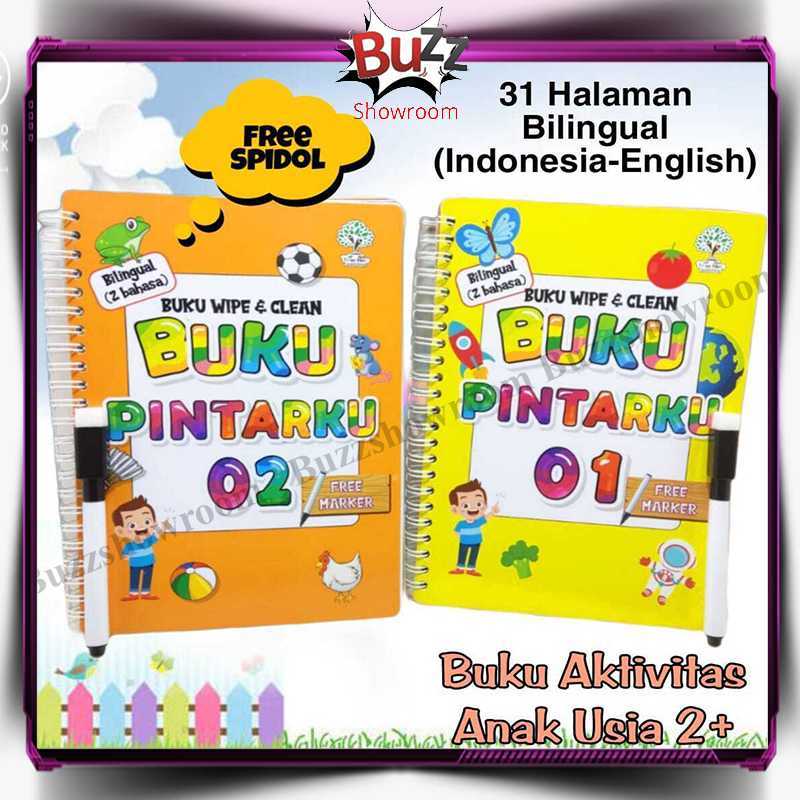 Promo Buku Pintarku Aktivitas Pertamaku Worksheet Anak Paud Belajar ...