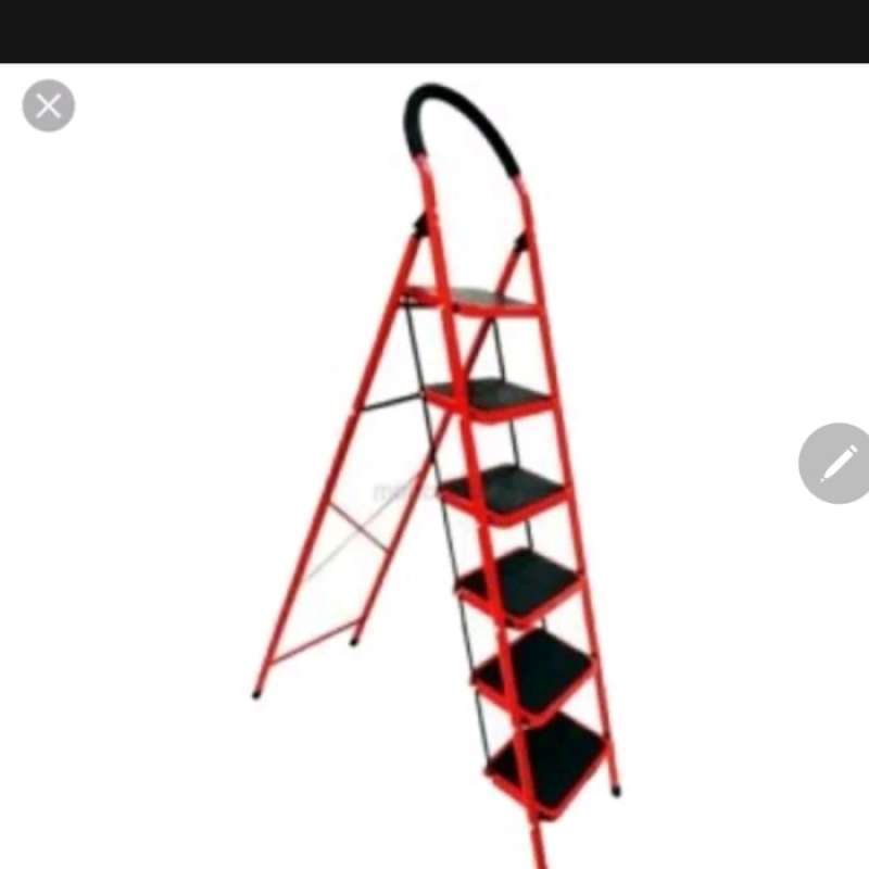 Promo tangga lipat 6step injakan ada pegangan tangan 6 step ladder ...