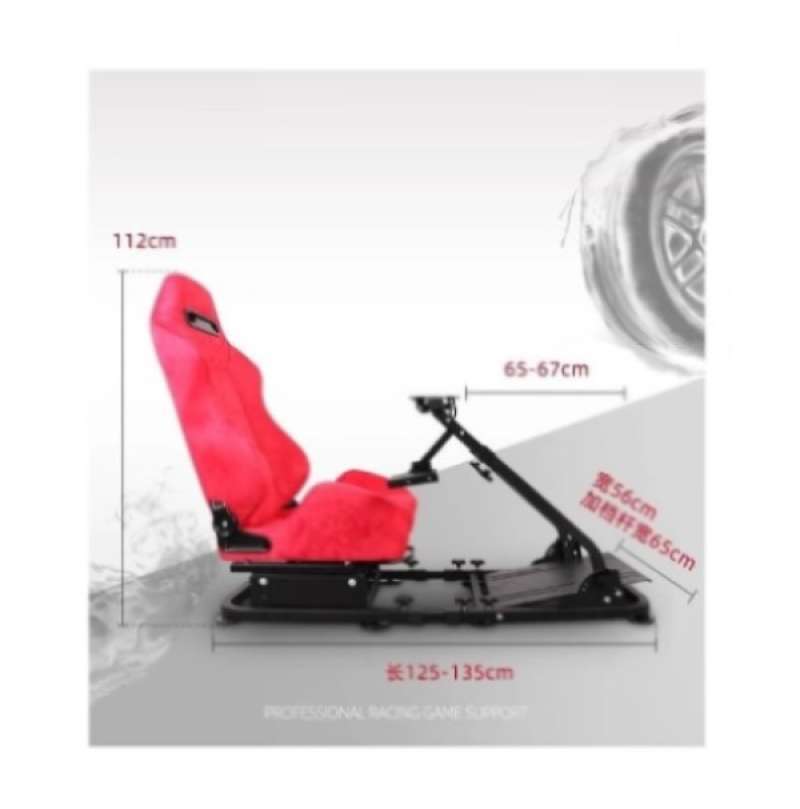 Jual GT Folding Rear Seat Bracket Racing Simulation Chair for GEN 2or ...