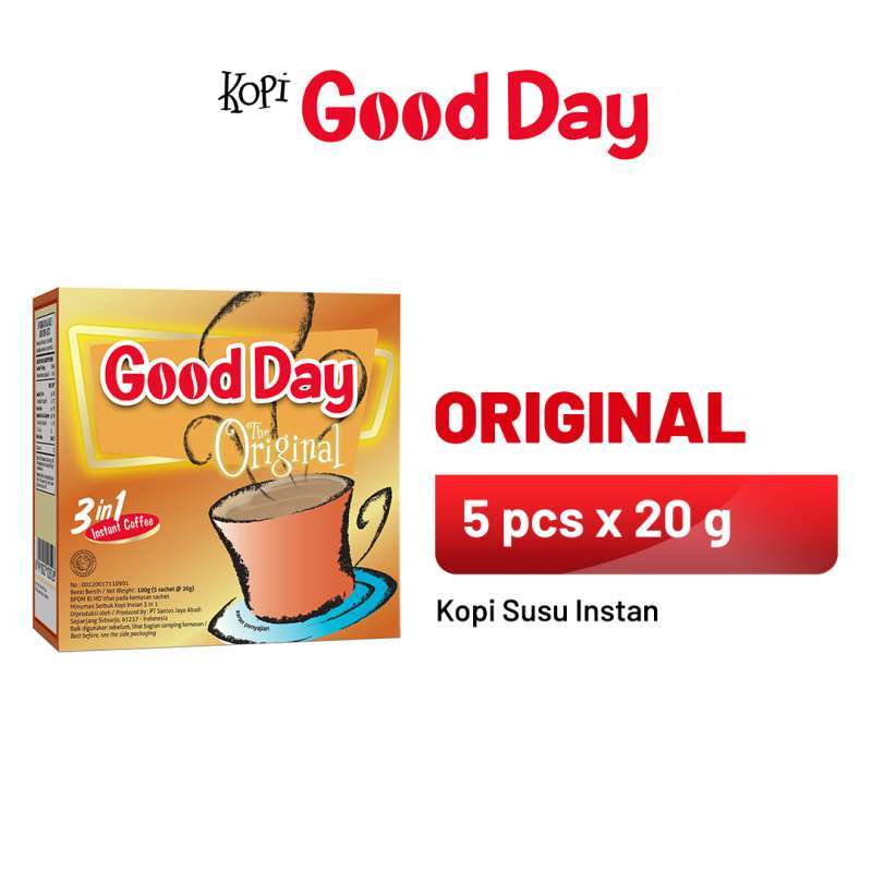 Jual GOOD DAY The Original 1 Dus (5 x 20 gr) di Seller Kapal Api ...
