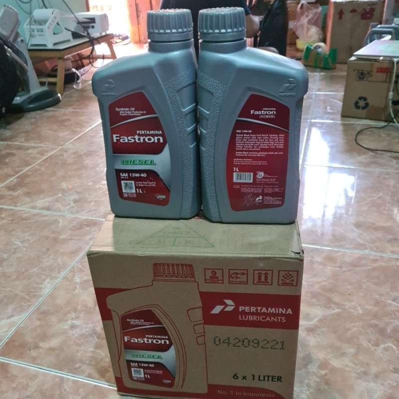 Promo Pertamina Fastron Diesel Sae 15W-40 1 Liter Diskon 17% di Seller ...