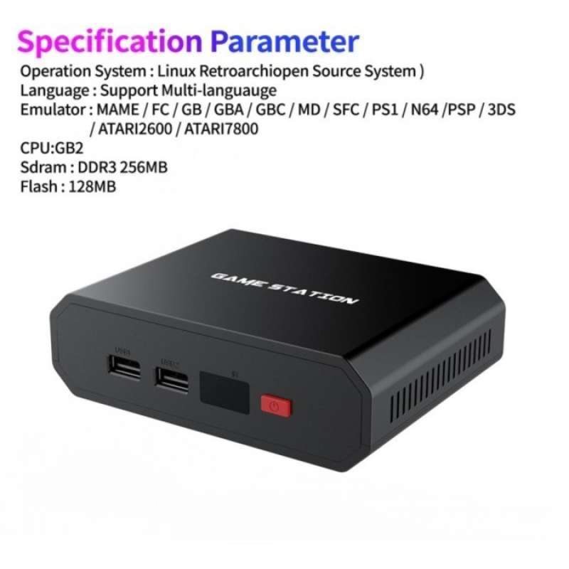 Promo Game Station M8 PLUS 64GB Retro Game Station Console 4K HD ...