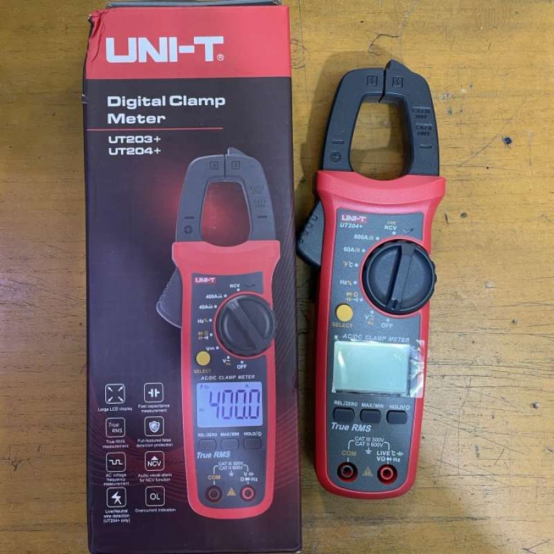 Promo Uni-T Digital Clamp Meter Tang Amper Ut204+ Diskon 3% di Seller ...