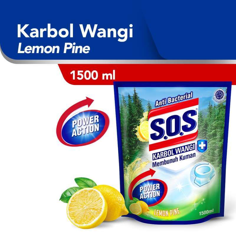 Jual SOS KARBOL WANGI CLASSIC PINE 1500 dan SEREH LEMON 1400 ML di ...