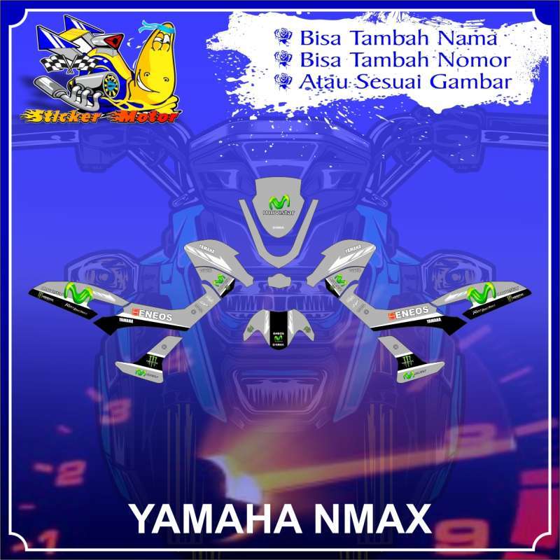 Jual Naga Sticker - Sticker Decal Full Body Yamaha Nmax Movistar ...