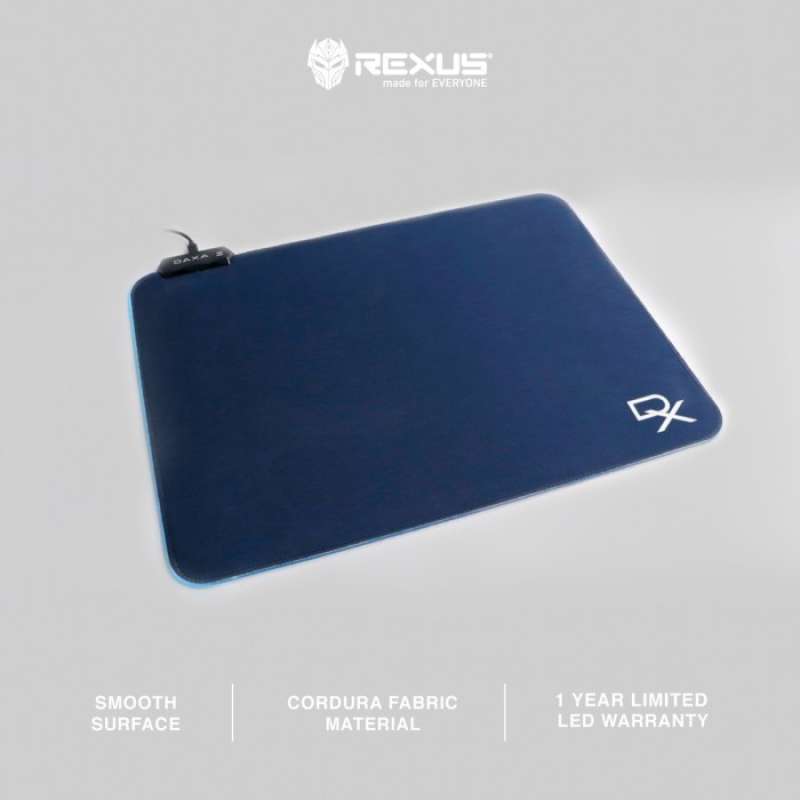 Jual Mousepad Gaming Rexus Daxa Mat Cordura Rgb Light Di Seller Maju ...