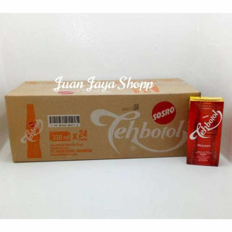 Promo 1 Karton - Teh Botol Sosro Kemasan Kotak 330ml [24 pcs] Diskon 9% di Seller Akhdan zizad ...