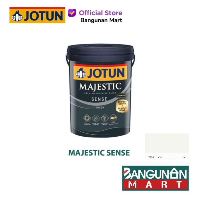 Jual Cat Tembok Interior JOTUN Majestic Sense White - 7236 Chi 2.5 Liter di Seller Jotun ...