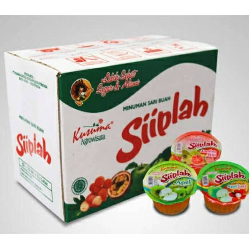 Jual Siiplah Minuman Sari Apel 120 Ml @ Karton / 32 Pcs Di Seller ...