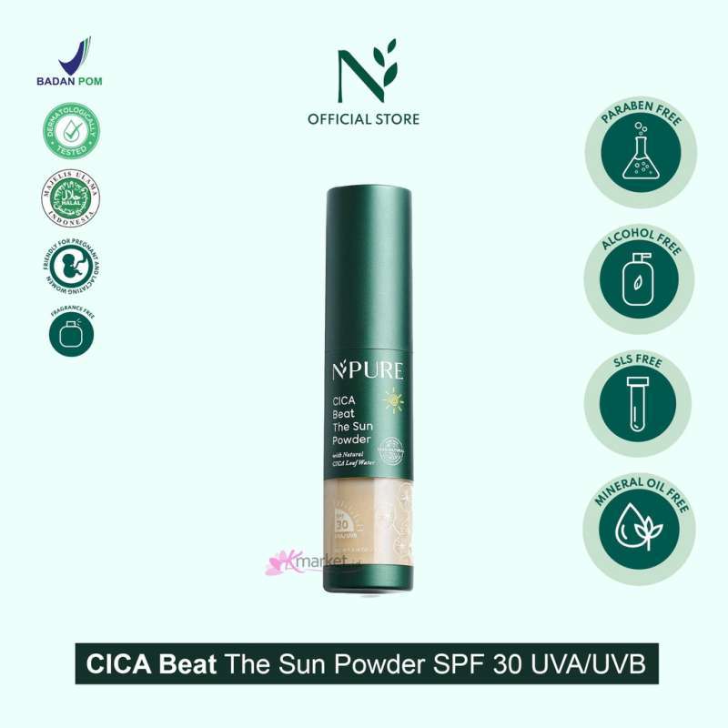 Jual Npure Cica Beat The Sun Powder Spf 30 Uva/uvb Di Seller Hello ...