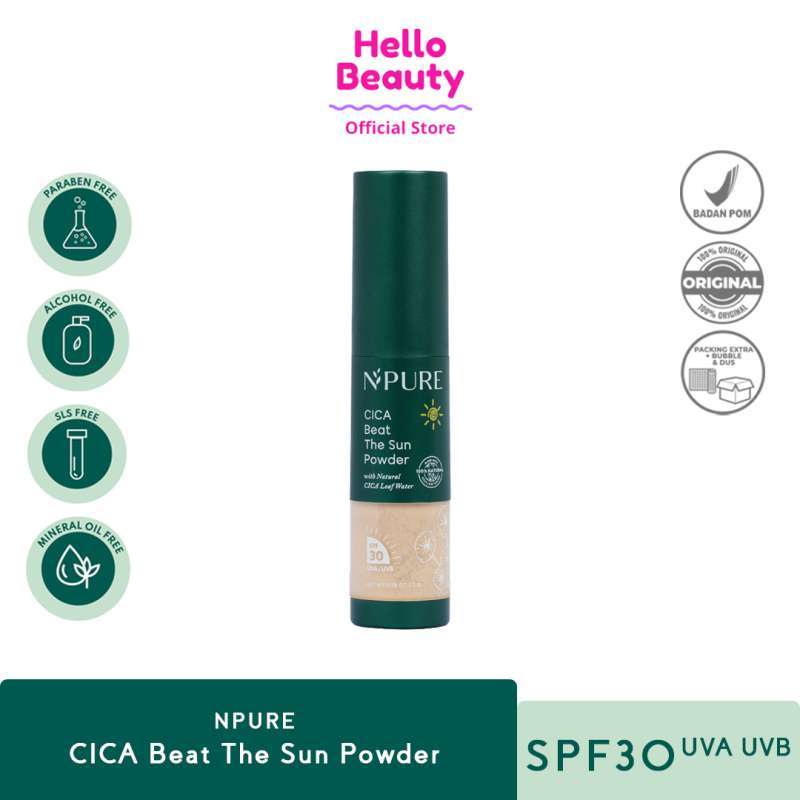 Jual Npure Cica Beat The Sun Powder Spf 30 Uva/uvb Di Seller Hello ...