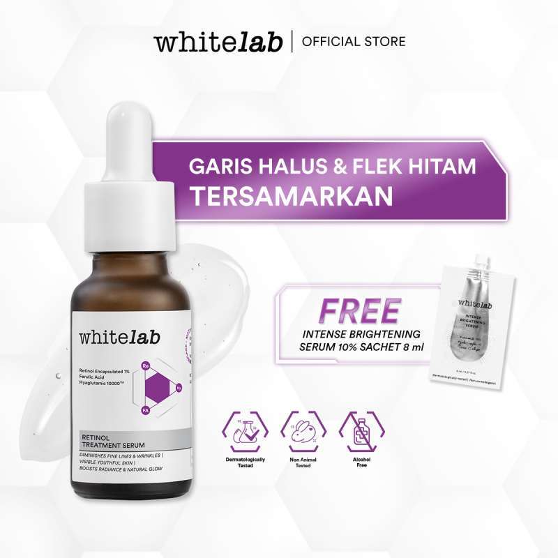 Promo [FREE SERUM SACHET] Whitelab Retinol Treatment Serum Diskon 31% ...