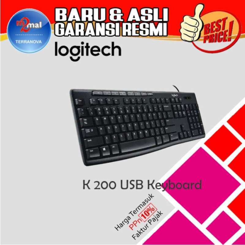 Promo Logitech K200 Media Keyboard USB Diskon 15% di Seller Caeraa Shop ...