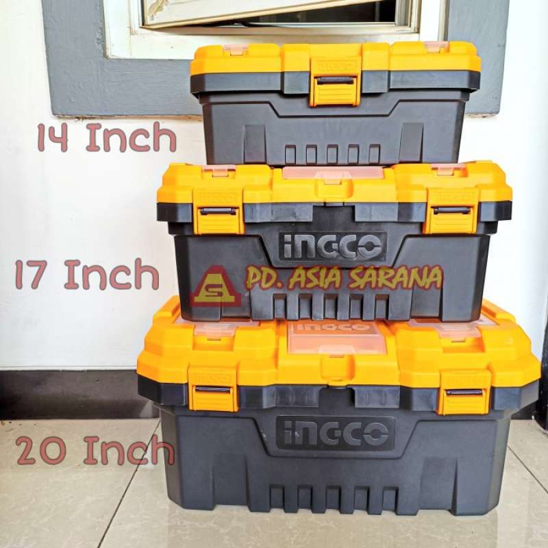 Jual Toolbox Plastik 14 Inch INGCO PBX1401 Kotak Alat Peralatan ...