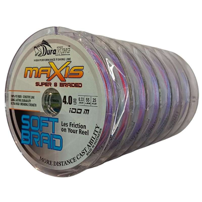 Jual Senar Pe(serat) Duraking Maxis Soft Braid Super 8x Di Seller Raja ...