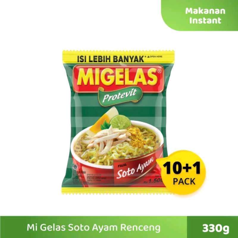 Jual Migelas 10 Bungkus Gratis 1 / Renceng , Baso Sapi / Soto Ayam . Di ...