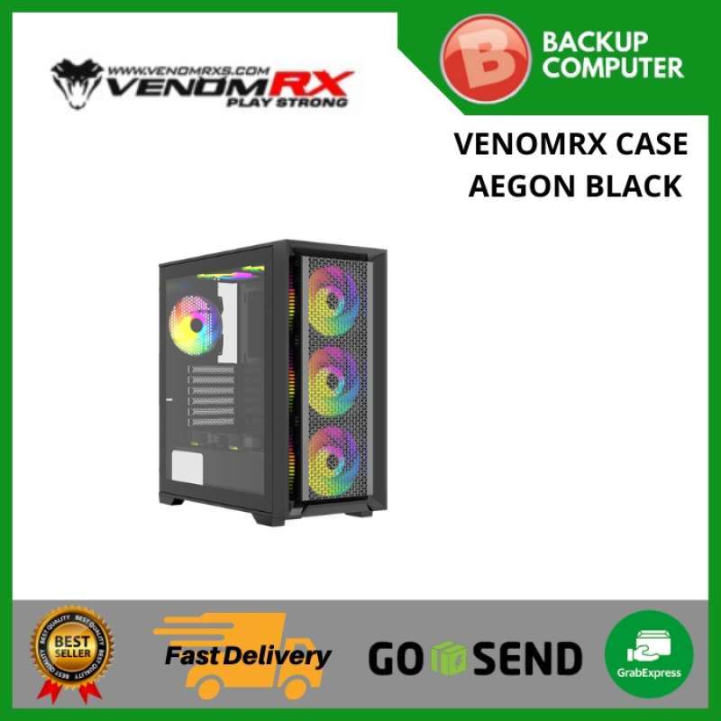 Jual VENOMRX CASE AEGON BLACK di Seller BACKUP COMPUTER - Ancol, Kota ...