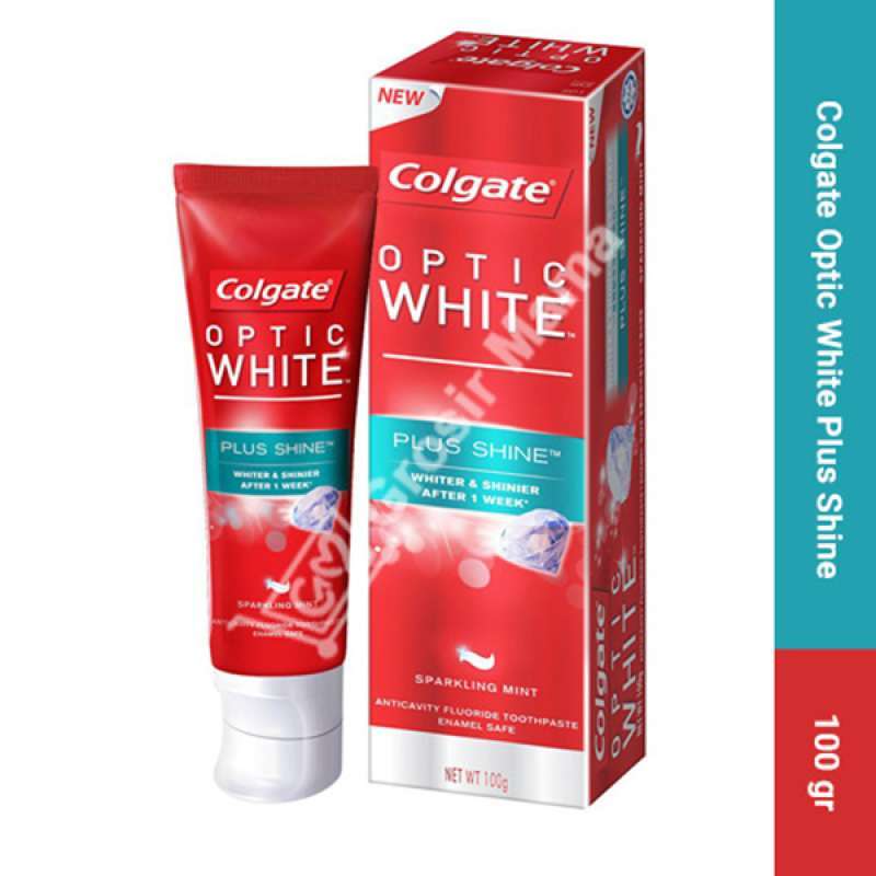 Jual Colgate Optic White Plus Shine - Merah di Seller Sumarno mart ...