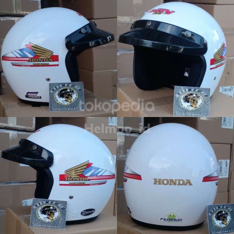 Promo HELM WIN100 HELM RETRO JADUL/HELM CB JADUL RESTORASI Diskon 50% ...
