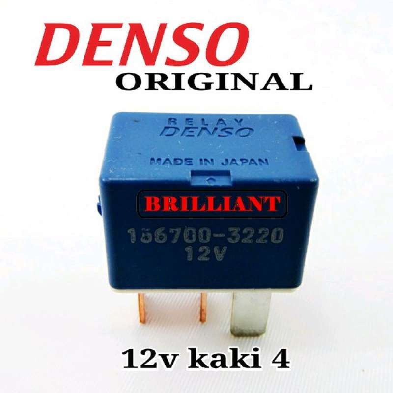 Jual Denso Relay DENSO - 12v kaki 4 Biru - Original di Seller Brilliant ...