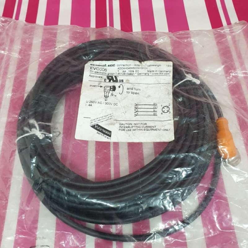 Promo IFM EV006 CONECTOR M12 4PIN (10 METER) Diskon 33% di Seller Umar ...
