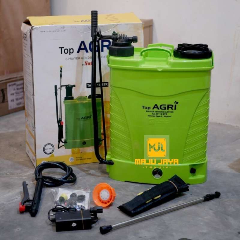 Jual Knapsack TOP AGRI Electric Sprayer Double Semprot Hama SNI TA-DF16BTR di Seller Maju Jaya ...