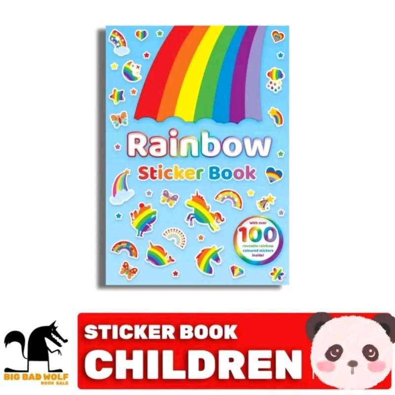 Jual Big Bad Wolf Rainbow Sticker Book - Buku Stiker Anak Bbw Import Di ...