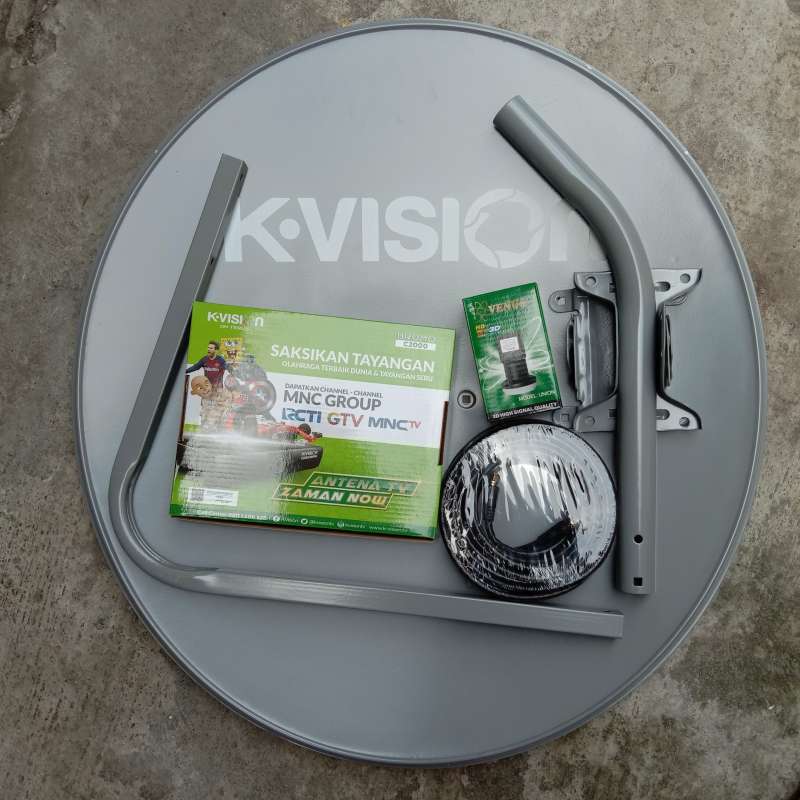 Jual PAKET PARABOLA MINI K-VISION DISH 60 CM di Seller HWK Parabola ...