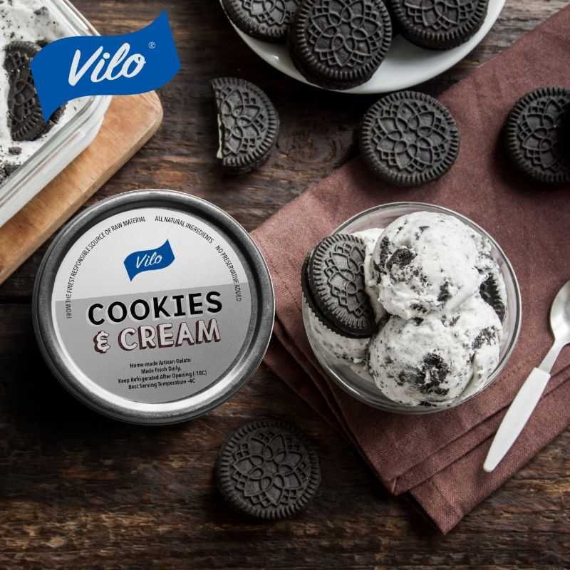Jual VILO Gelato Cookies And Cream [500 mL] di Seller Vilo Gelato ...